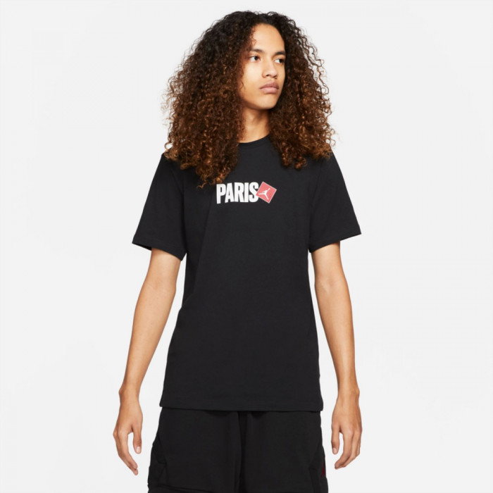 Sale > jordan paris t shirt black > in stock